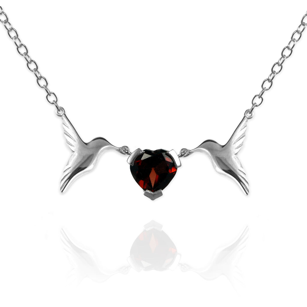 Hummingbird Heart Necklace – Jana Reinhardt Ltd
