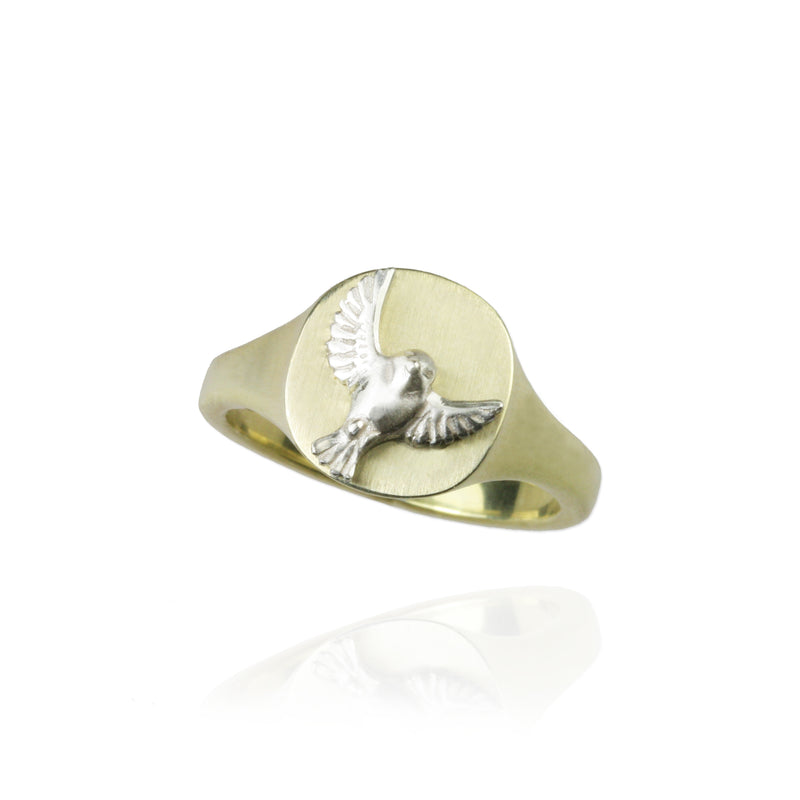 Freedom Bird Signet Ring | Handmade Jewellery – Jana Reinhardt Ltd