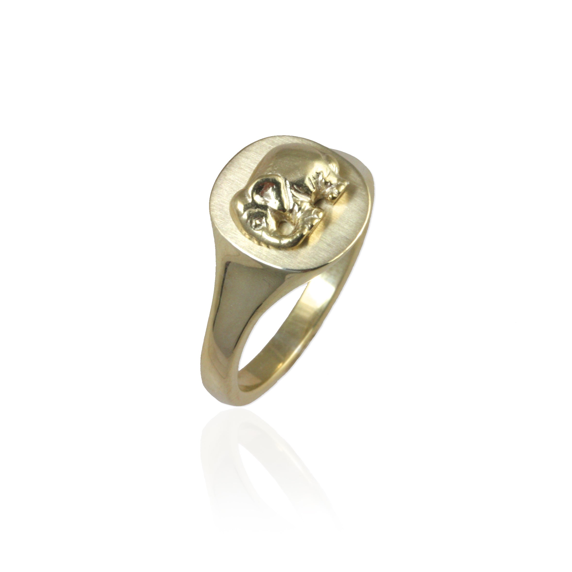 A Baby Elephant Signet Ring | Handmade Jewellery – Jana Reinhardt Ltd