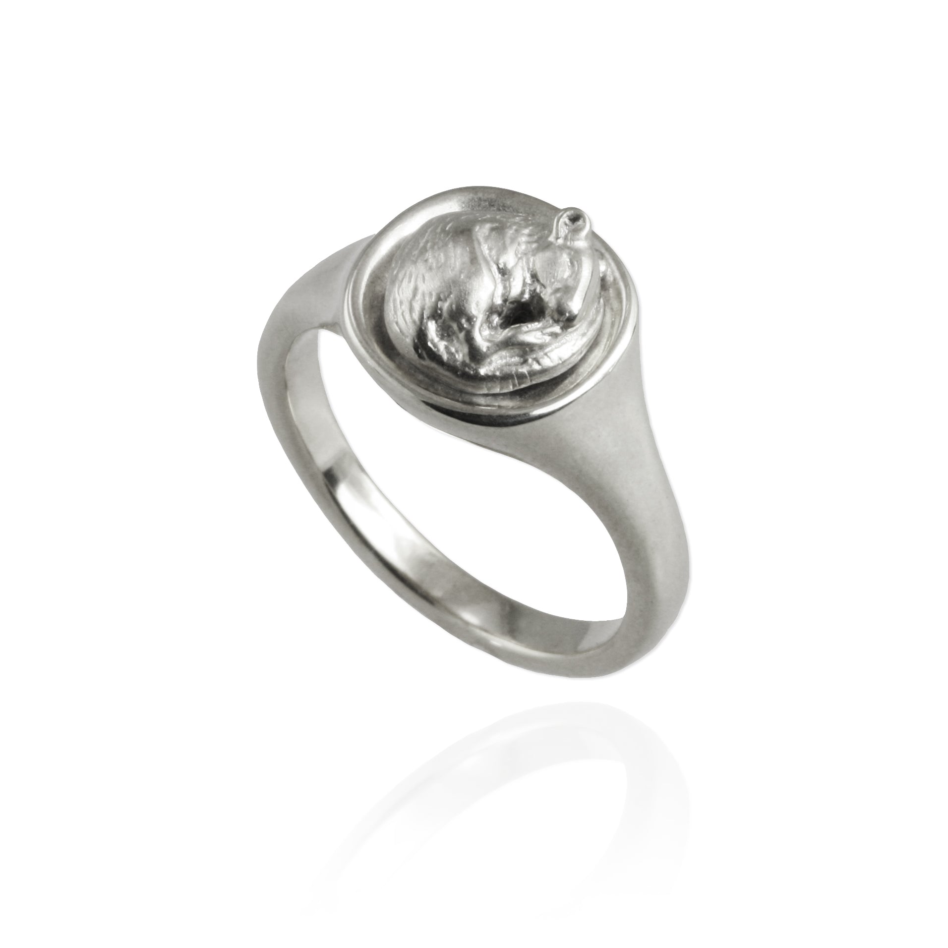 Rat Signet Ring | Handmade Jewellery – Jana Reinhardt Ltd