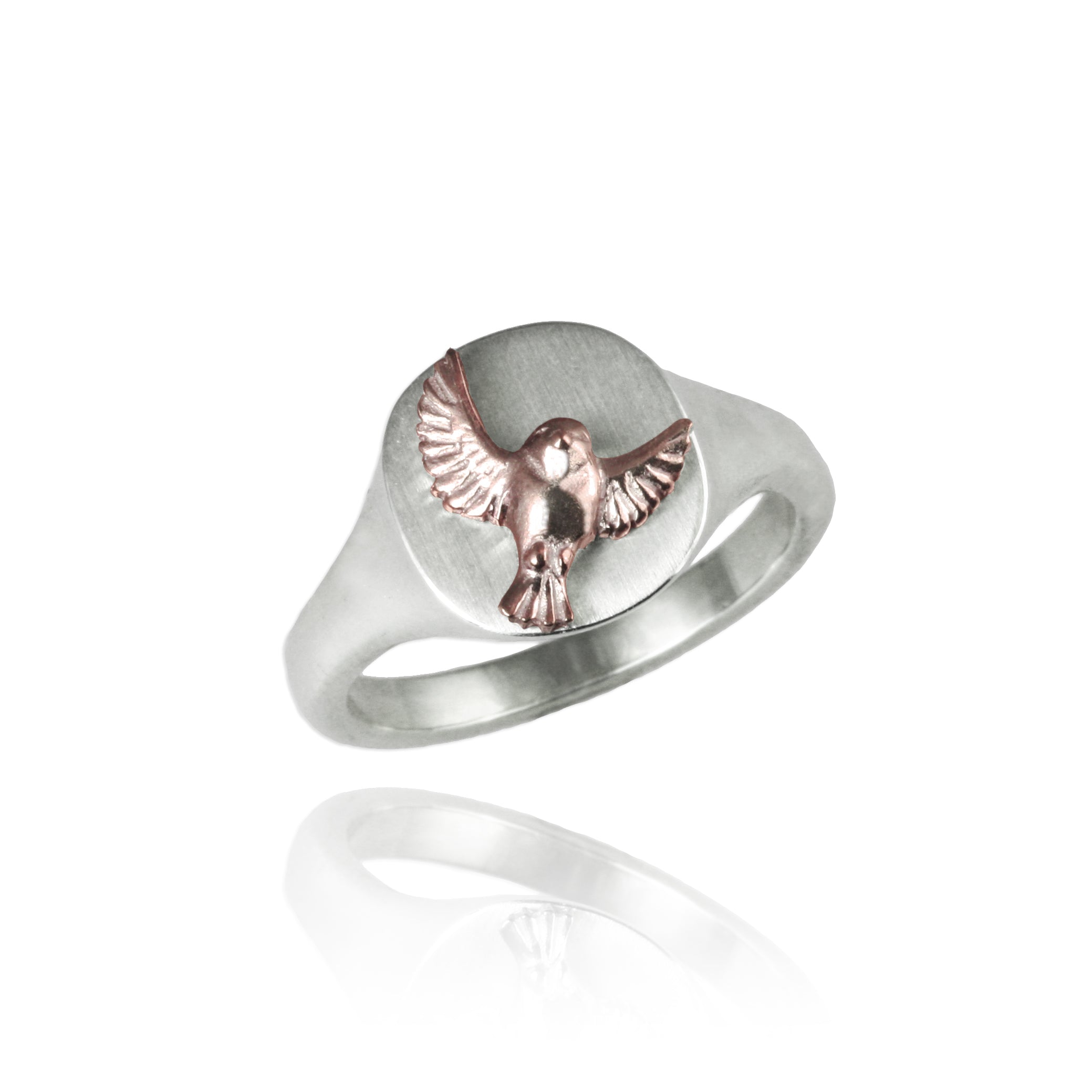 Freedom Bird Signet Ring | Handmade Jewellery – Jana Reinhardt Ltd