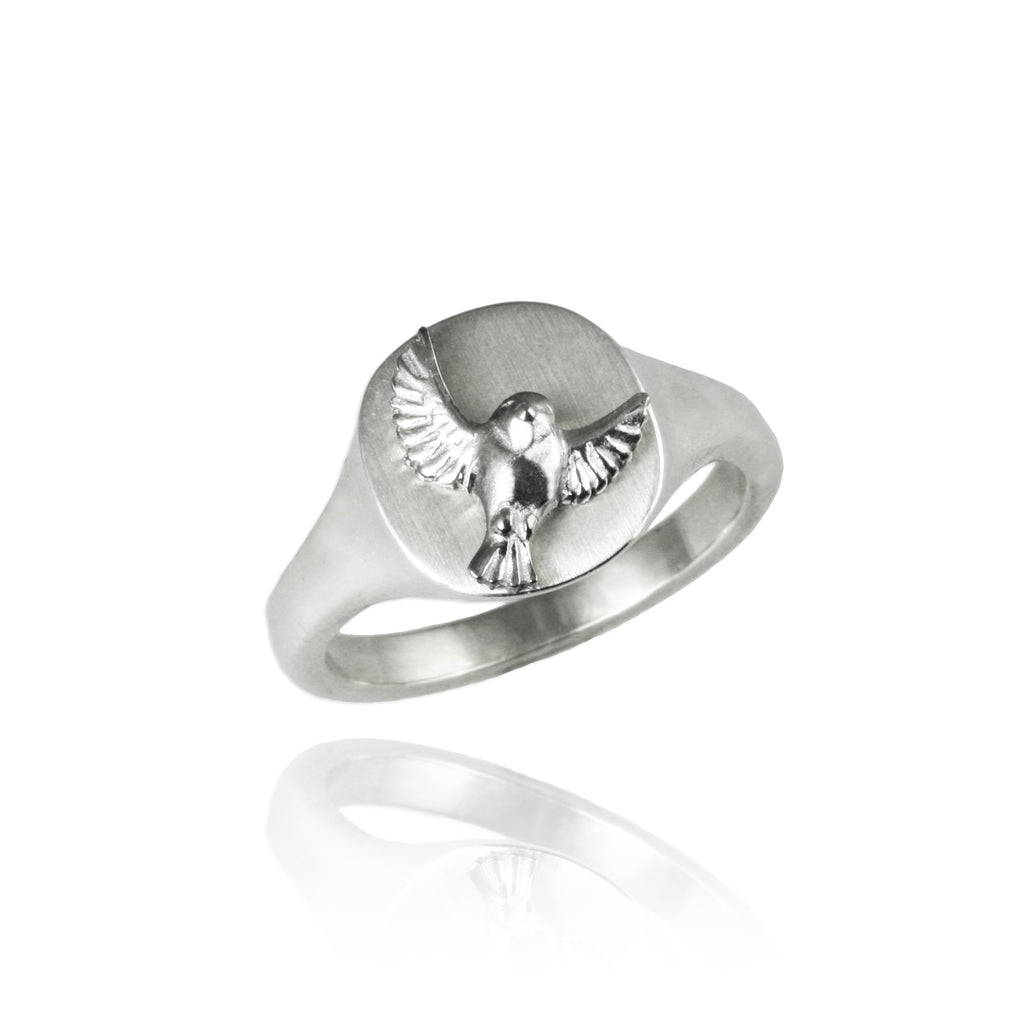 Freedom Bird Signet Ring | Handmade Jewellery – Jana Reinhardt Ltd