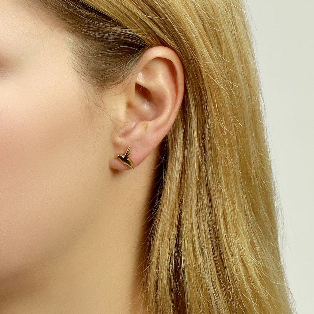 Hummingbird Stud Earrings | Handmade – Jana Reinhardt Ltd
